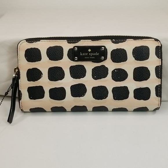 kate spade | Bags | Kate Spade Grove Street Printed Neda Zip Around ...